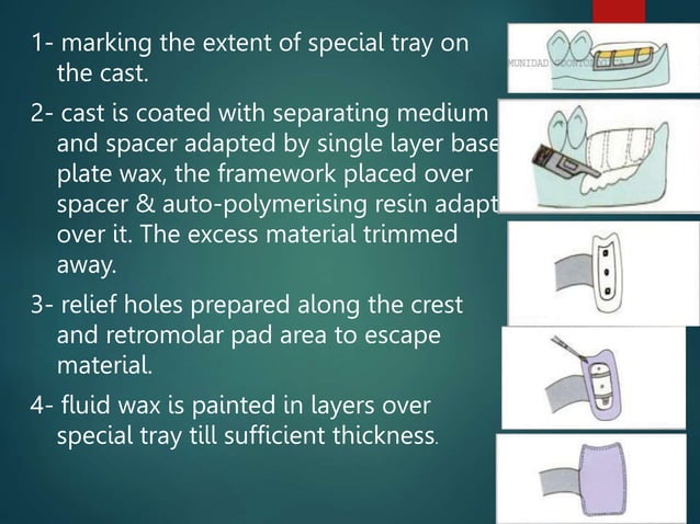 Secondary impression and master cast for RPD (0).pptx | Dental Health ...