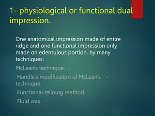 Secondary impression and master cast for RPD (0).pptx