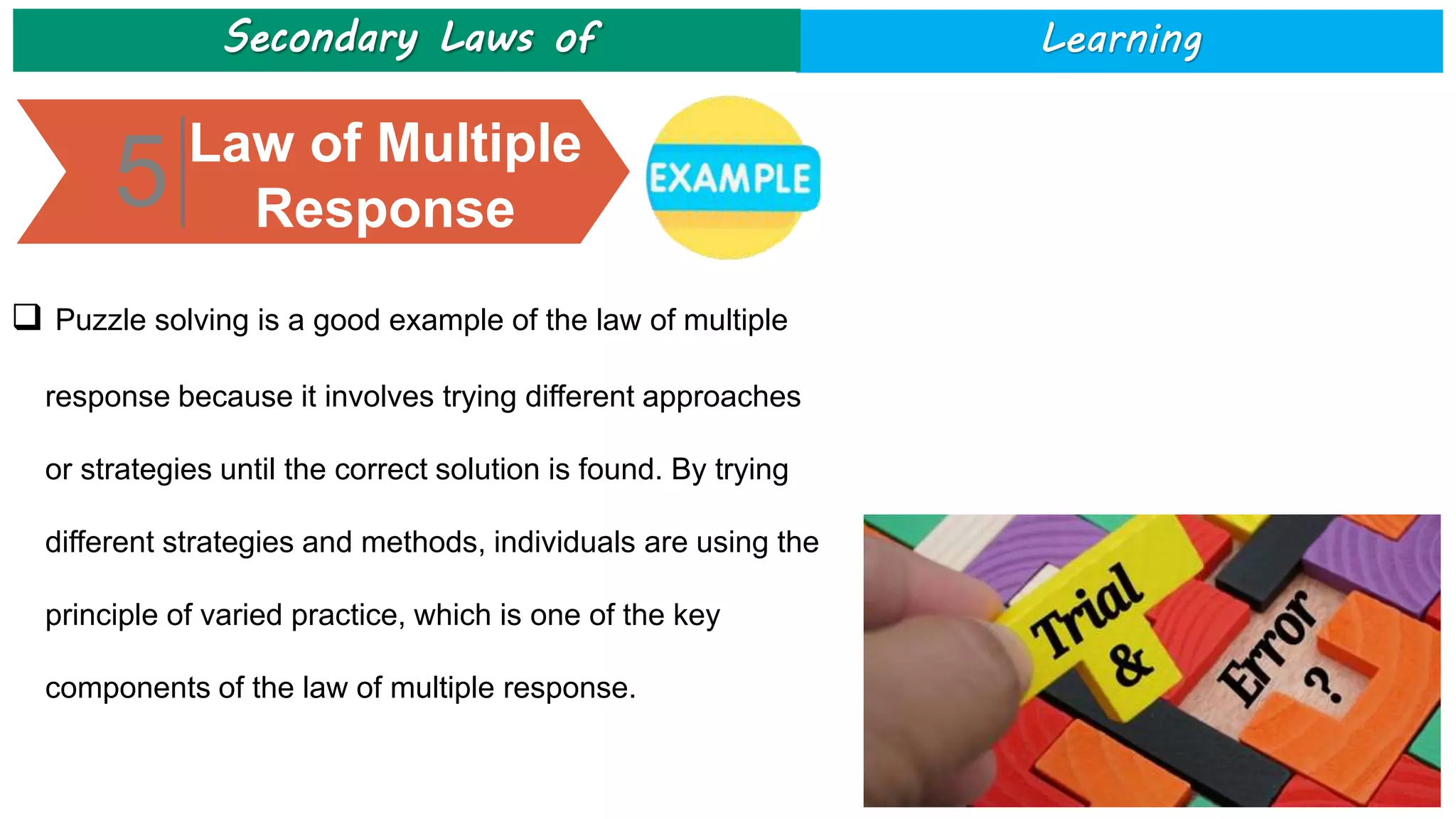 Secondary laws of learning.pptx