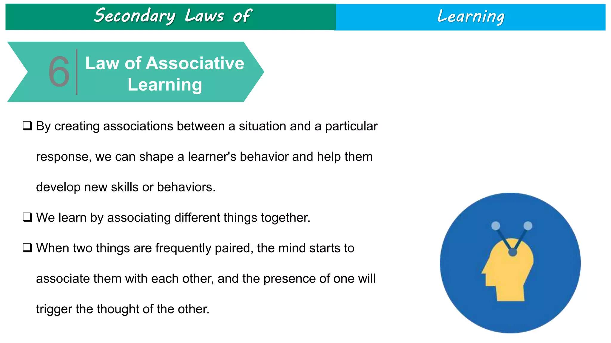 Secondary laws of learning.pptx
