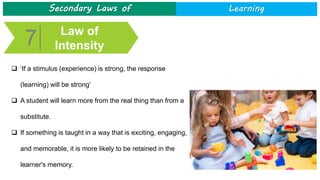 Secondary laws of learning.pptx