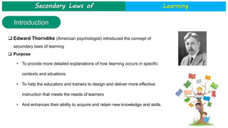 Secondary laws of learning.pptx