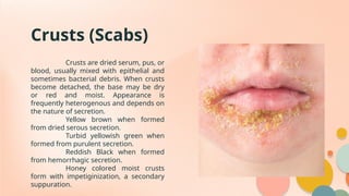 DERMATOLOGY SKIN PIGMENT Secondary Lesions.pptx