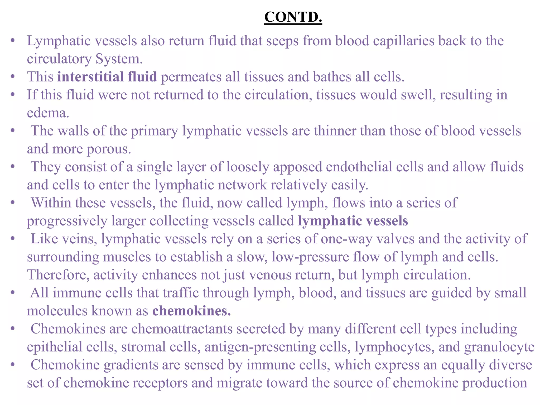Secondary lymphatic system in humans system | PPTX