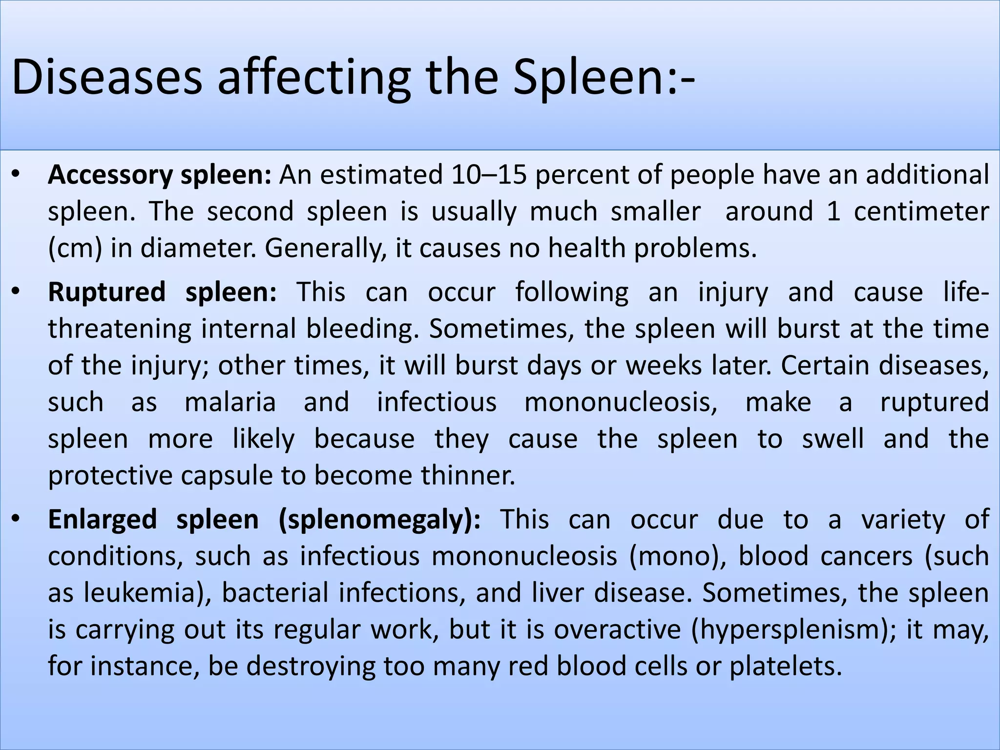 Secondary lymphoid organ (spleen) | PPTX