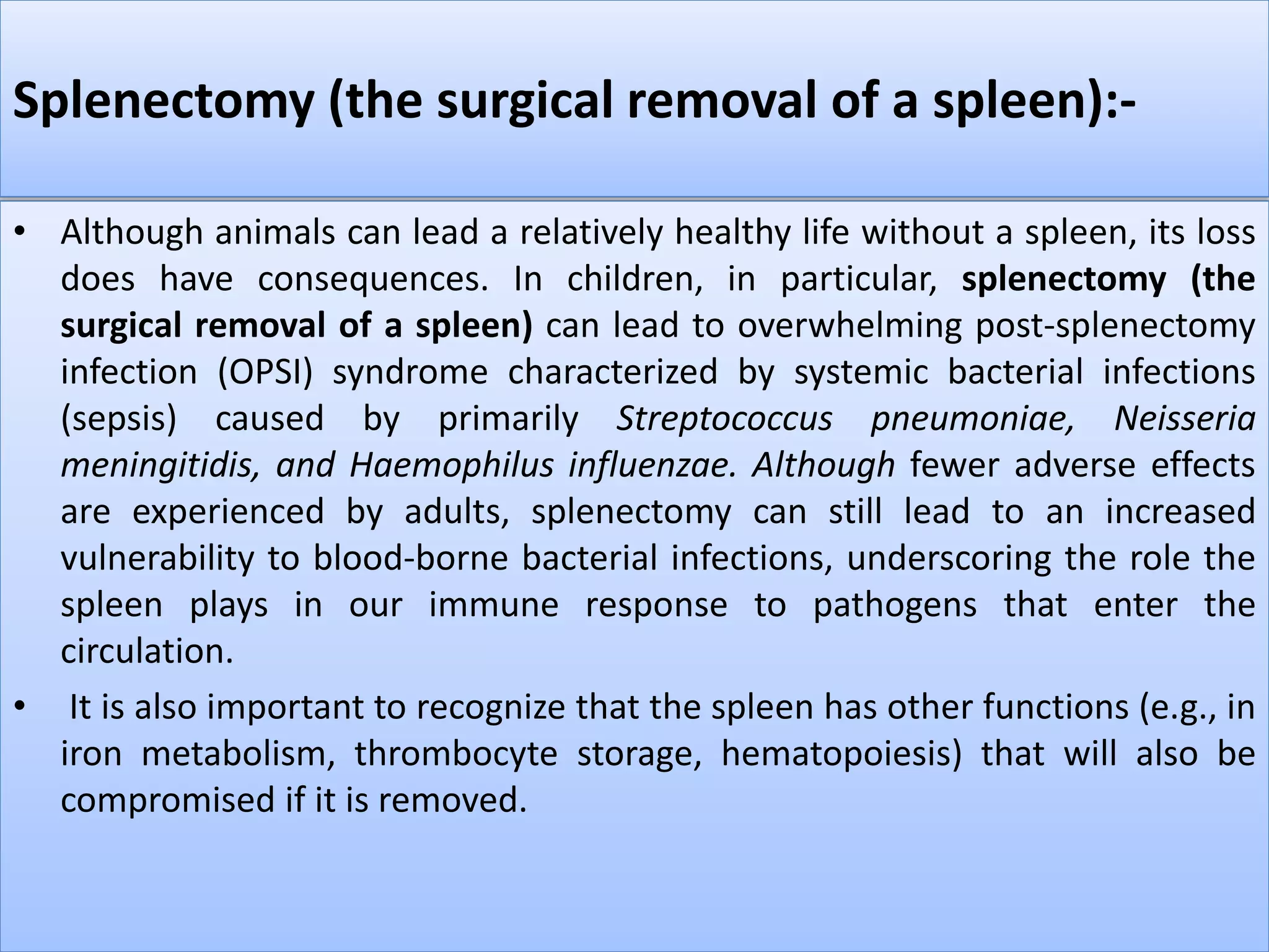 Secondary lymphoid organ (spleen) | PPTX