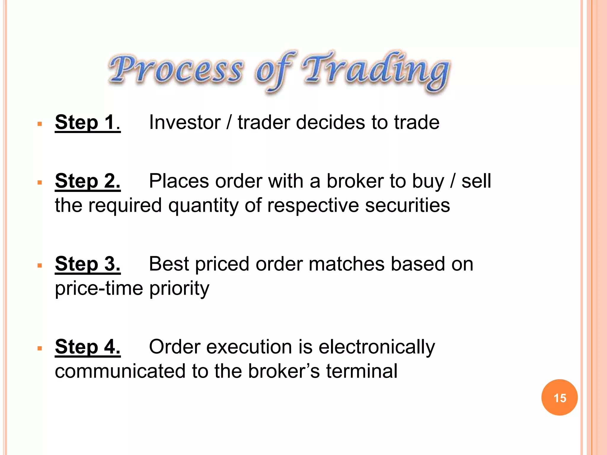 Secondary market ppt | PPTX