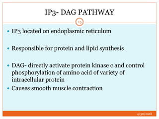 Assignment on Secondary messengers and intracellular signaling | PDF