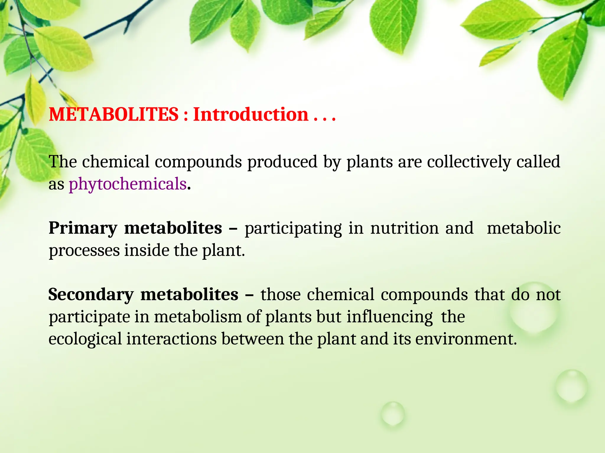 SECONDARY METABOLITES and biosynthesis.ppt