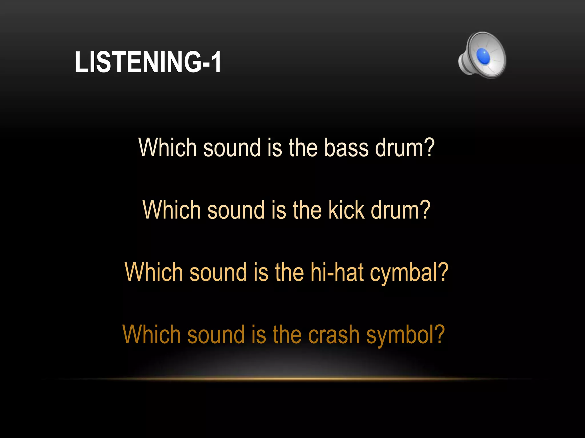 Secondary methods lesson plan 1 drum grooves | PPTX