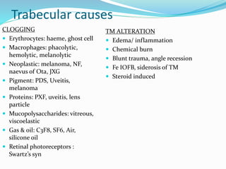 Secondary open angle glaucoma | PPTX