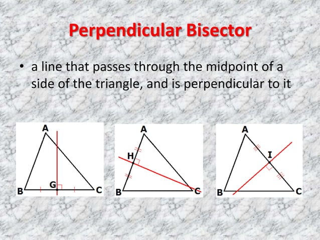 Secondary Parts of Triangles | PPTX