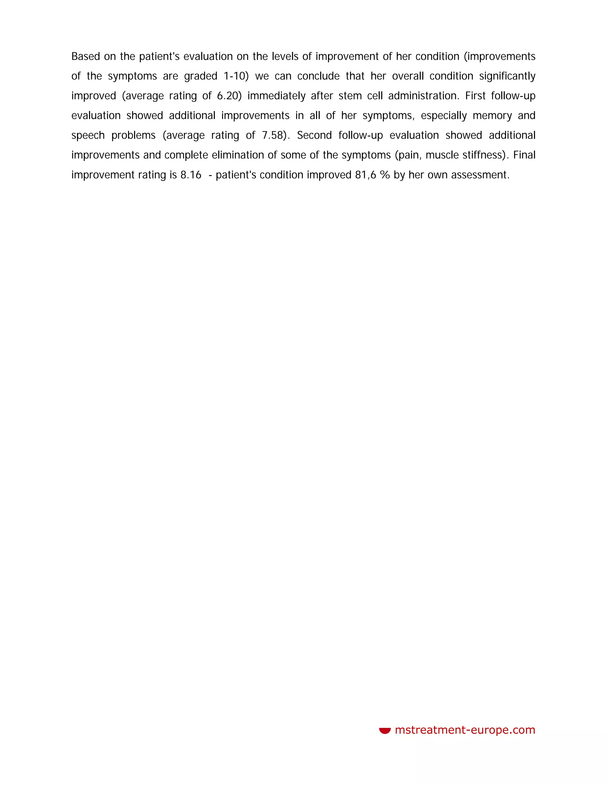 Secondary Progressive Multiple Sclerosis - Case study | PDF