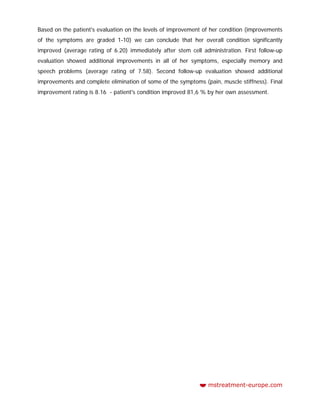 Secondary Progressive Multiple Sclerosis - Case study | PDF