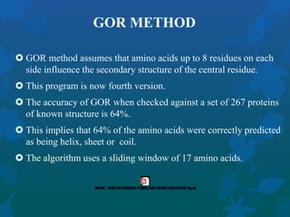 Secondary protein structure prediction | PPTX