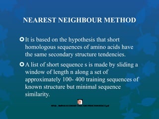 Secondary protein structure prediction | PPTX