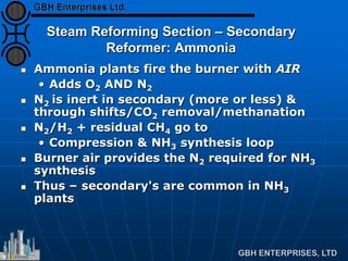 Secondary Reforming Flowsheets | PDF
