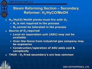 Secondary Reforming Flowsheets | PDF