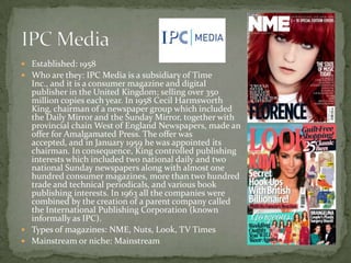 Secondary research (magazine institution research and uses and grat) | PPTX