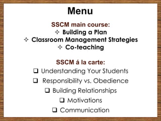 Secondary School Classroom Management and Co-teaching | PPT