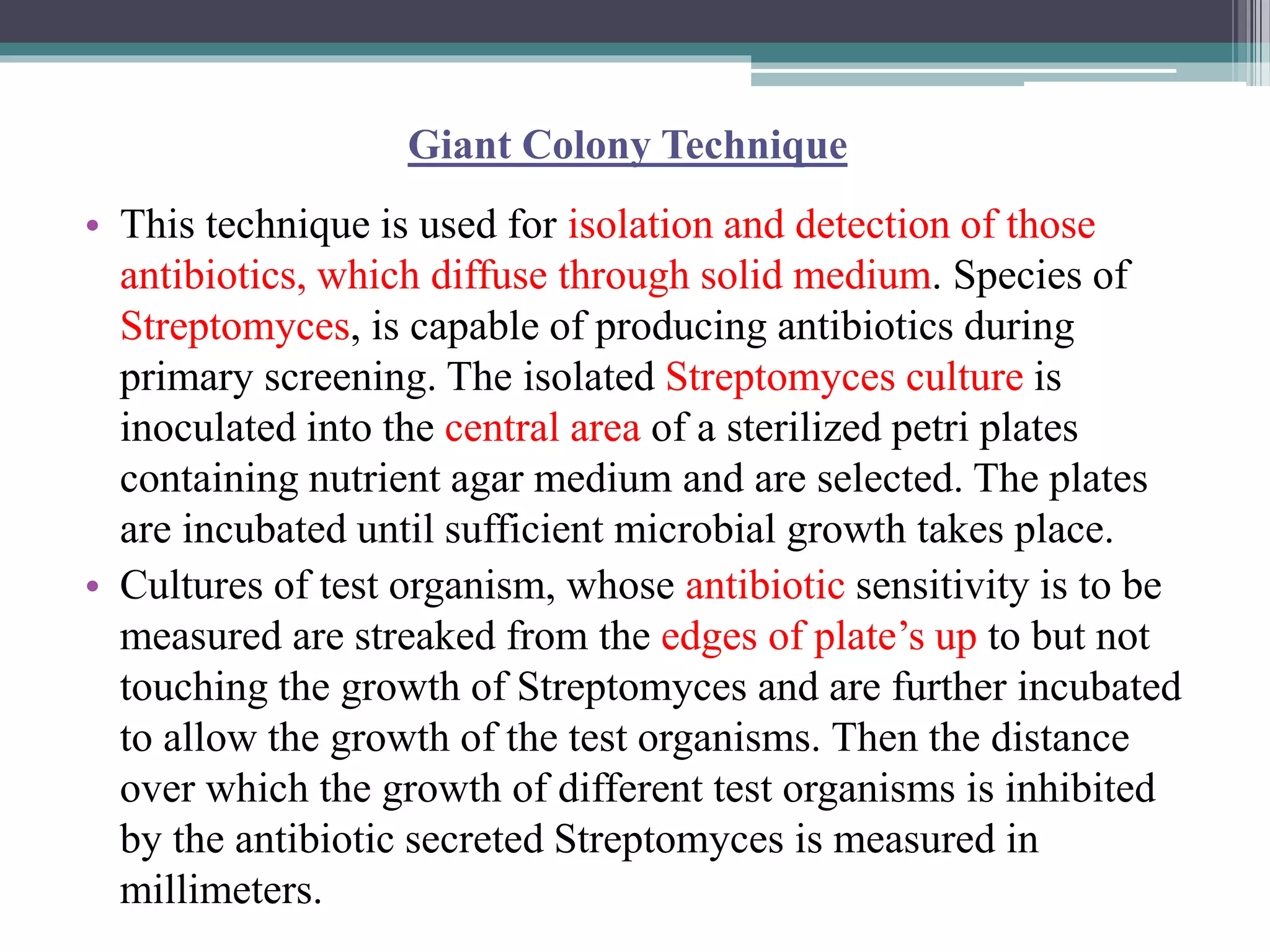 Secondary screening of industrial important microbes | PPTX
