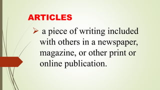 SECONDARY SOURCES (Encyclopedia, textbooks, etc) | PPTX | Biographies ...