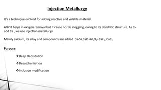 Secondary steel making | PPTX