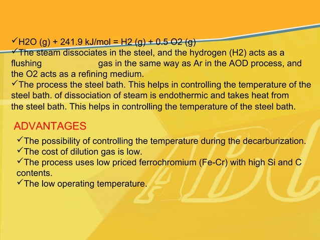 Secondary steel making processes | PPT