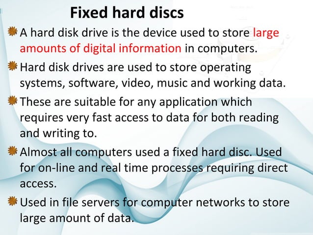 Secondary storage devices | PPT