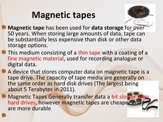 Secondary storage devices | PPT