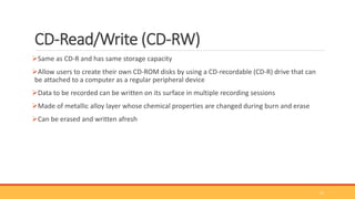 Secondary storage | PPT