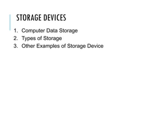 Introduction to Computer - Secondary Storage.pptx
