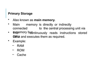Introduction to Computer - Secondary Storage.pptx