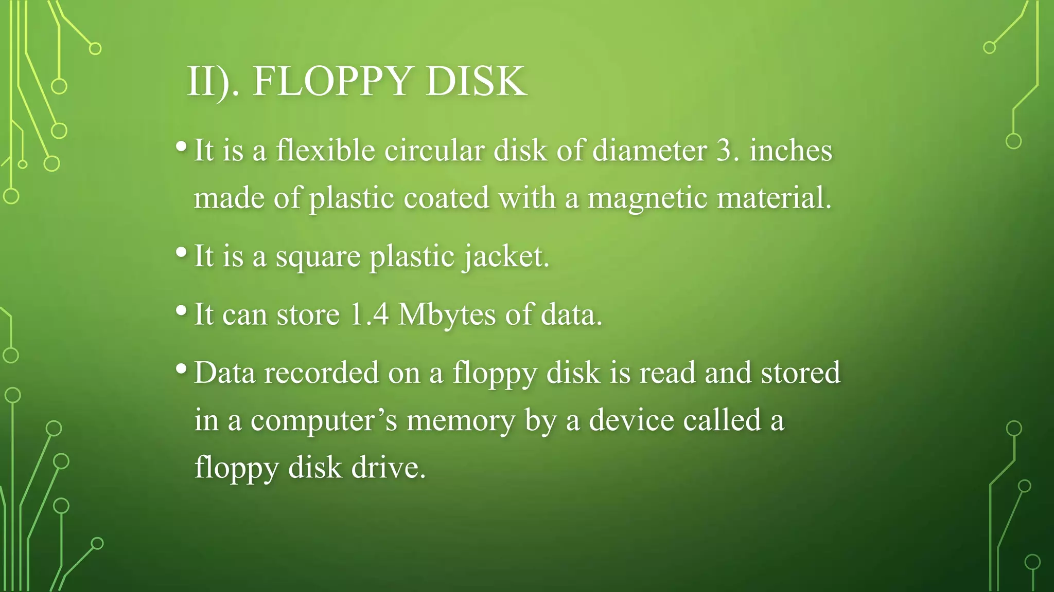 Secondary storage devices | PPTX