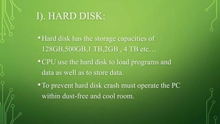 Secondary storage devices | PPTX