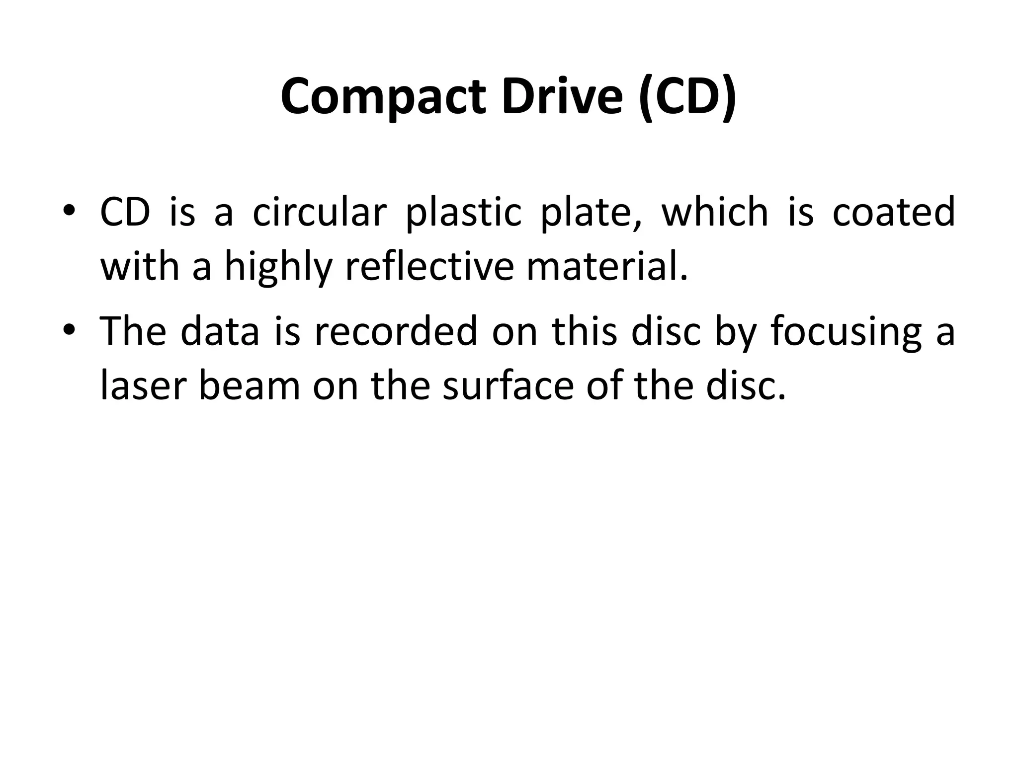 Secondary storage devices | PPTX