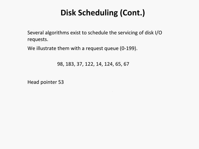 Secondary storage structure-Operating System Concepts | PPT | Operating Systems | Computer ...