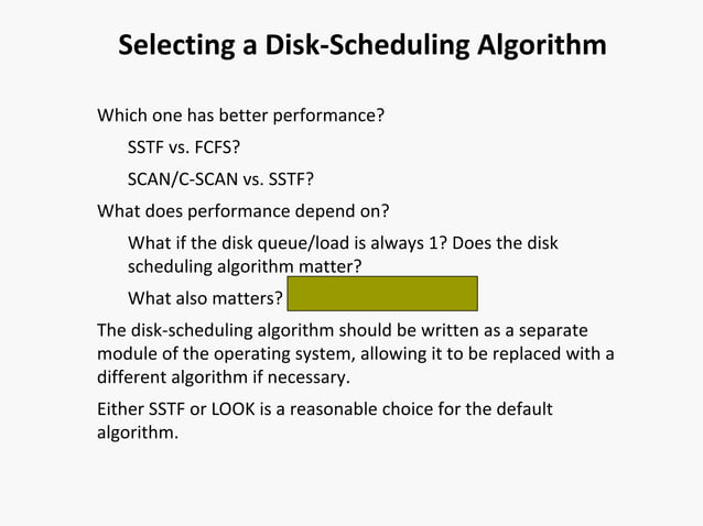 Secondary storage structure-Operating System Concepts | PPT | Operating Systems | Computer ...