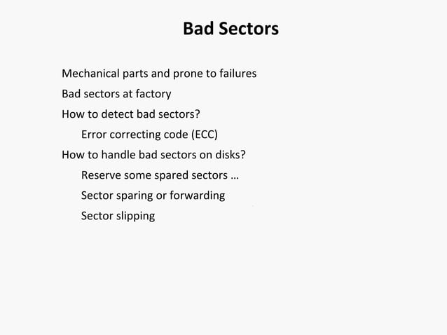 Secondary storage structure-Operating System Concepts | PPT | Operating ...