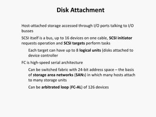 Secondary storage structure-Operating System Concepts | PPT