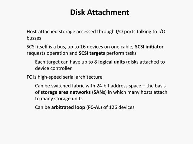 Secondary storage structure-Operating System Concepts | PPT | Operating Systems | Computer ...