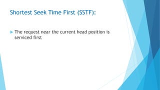 Secondary storage structure | PPTX