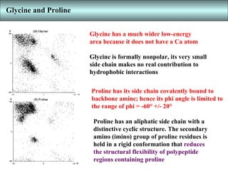 Secondary structural elements & ramachandran plot | PPT