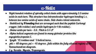Secondary structure of proteins | PPTX