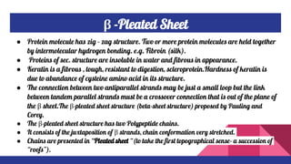 Secondary structure of proteins | PPTX