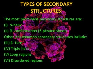 Secondary structure of proteins- Sonal Singh Shrivas.pptx