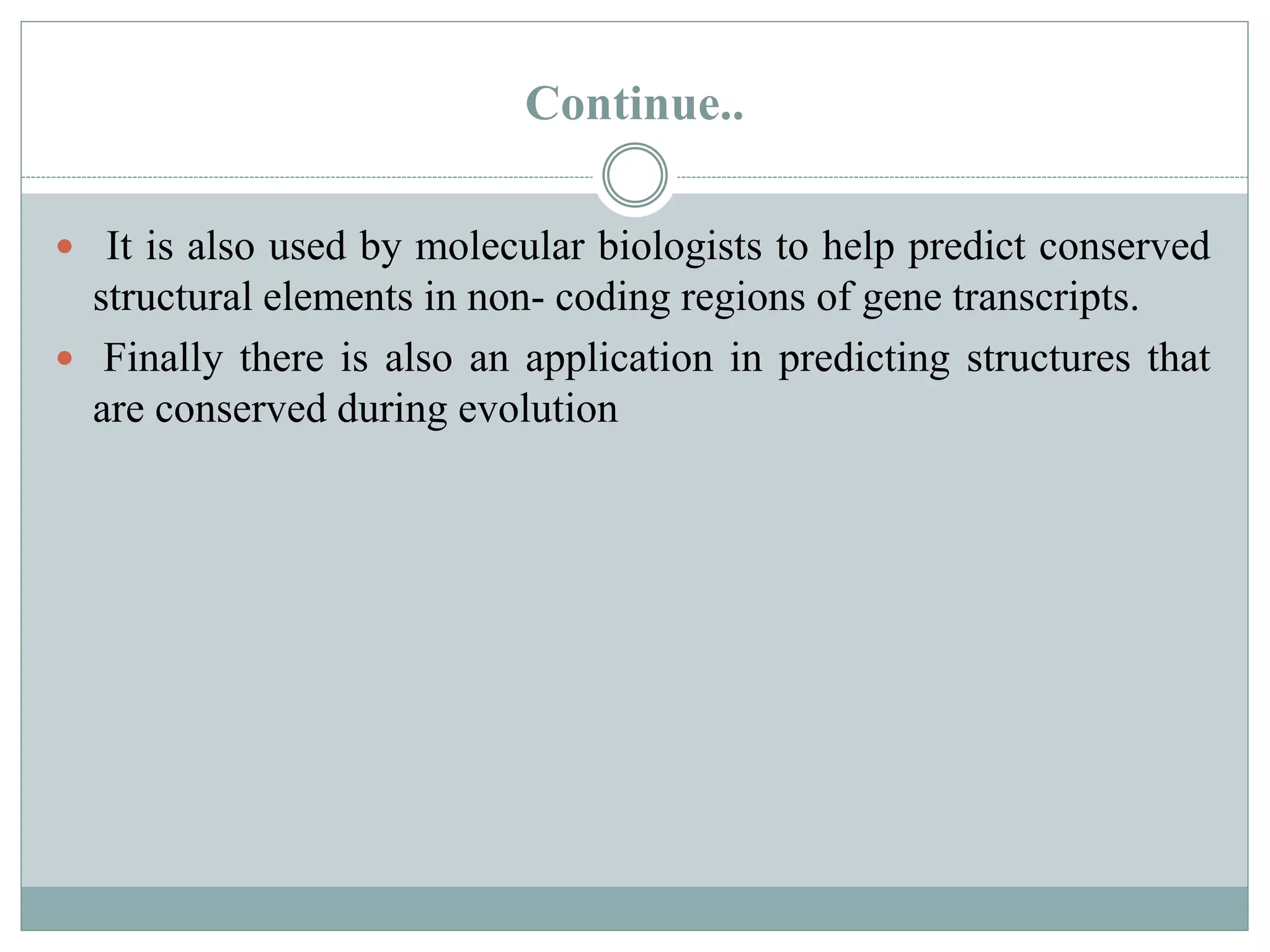 Secondary structure of rna and its predicting elements | PPTX