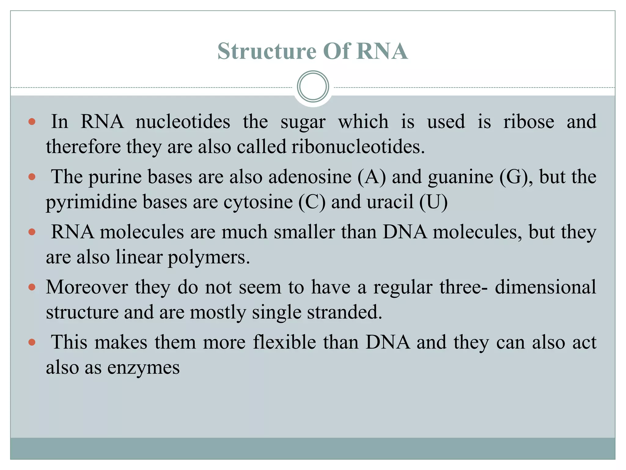 Secondary structure of rna and its predicting elements | PPTX