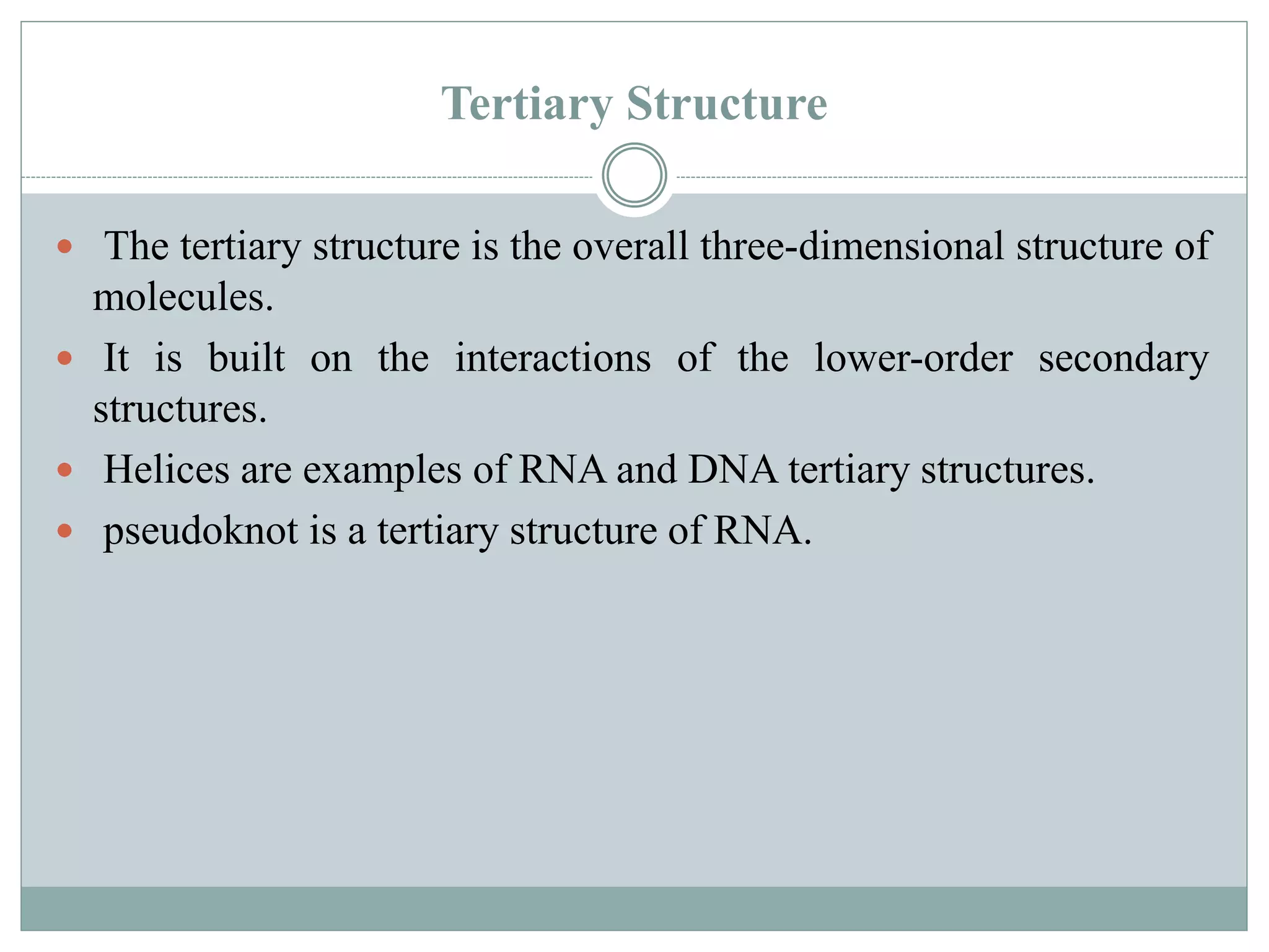 Secondary structure of rna and its predicting elements | PPTX