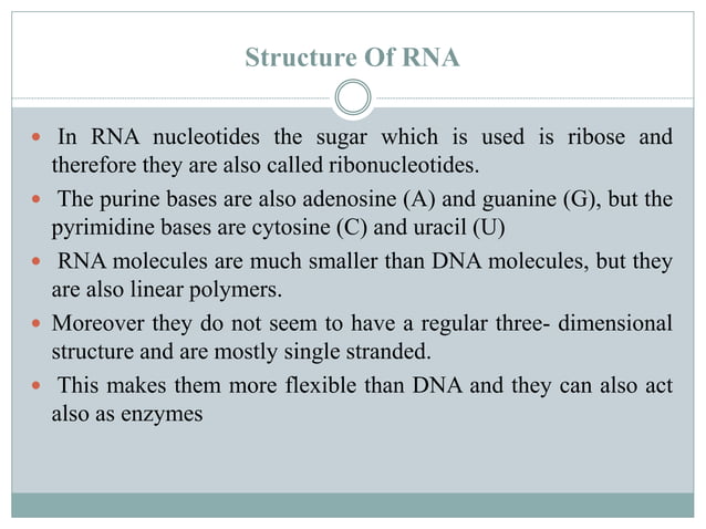 Secondary structure of rna and its predicting elements | PPTX